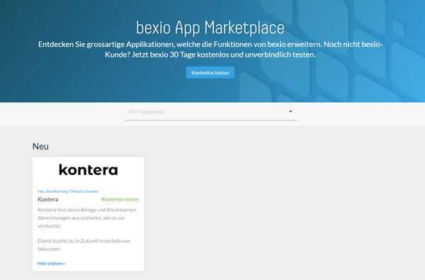 Kontera - Kontera GmbH & bexio Marketplace Release